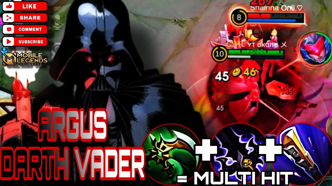 ARGUS DARTH VADER TRINITY MULTI HIT BUILD WREAKING HAVOC USING EXECUTE ...