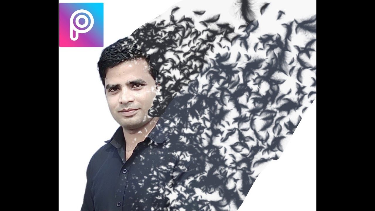 How to make feather dispersion effect, picsart editing, snapseed ...