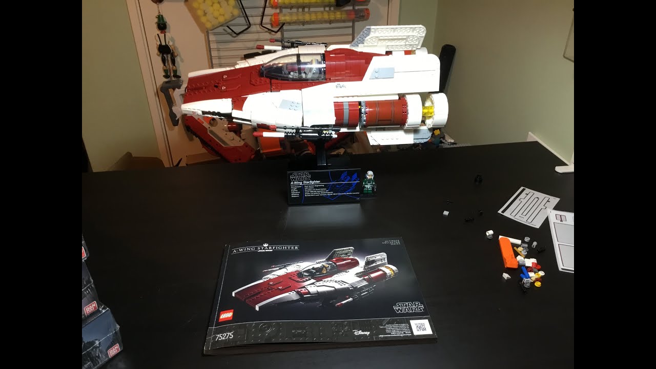 LEGO UCS A-Wing Timelapse Build - YouTube
