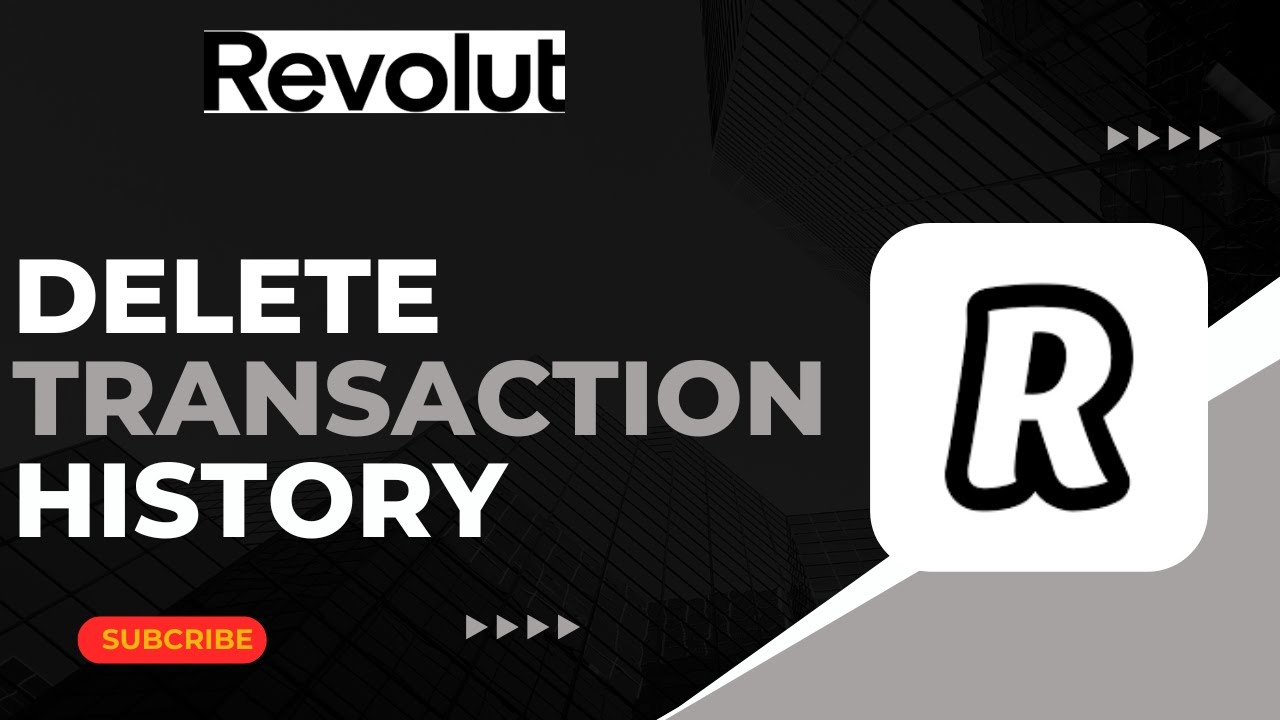 How to Delete Transaction History on Revolut ! - YouTube