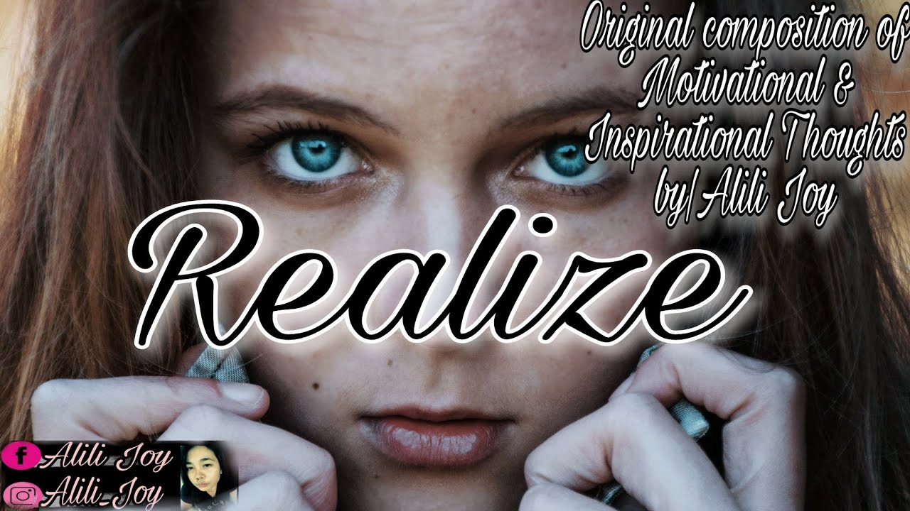 Motivational Thoughts|Realize|Spoken words Poetry|original Narrated and ...