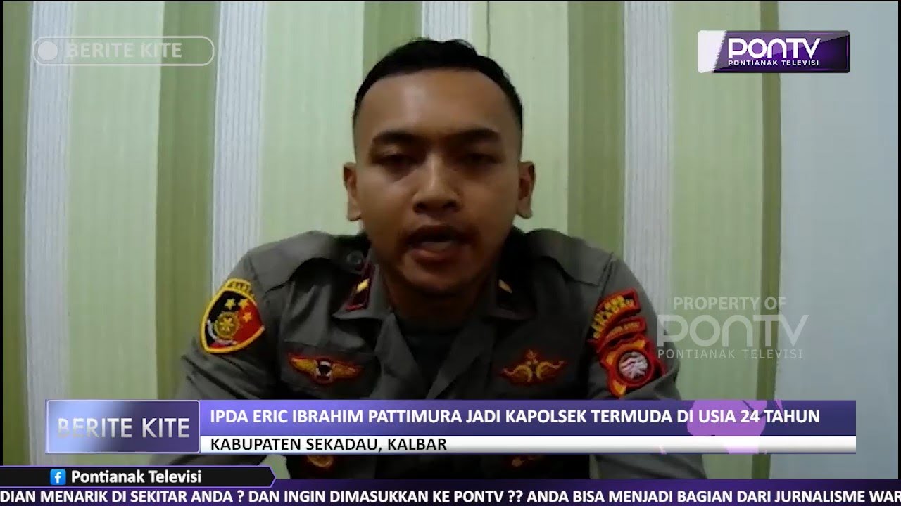 Ipda Eric Ibrahim Pattimura Jadi Kapolsek Termuda di Usia 24 Tahun - YouTube