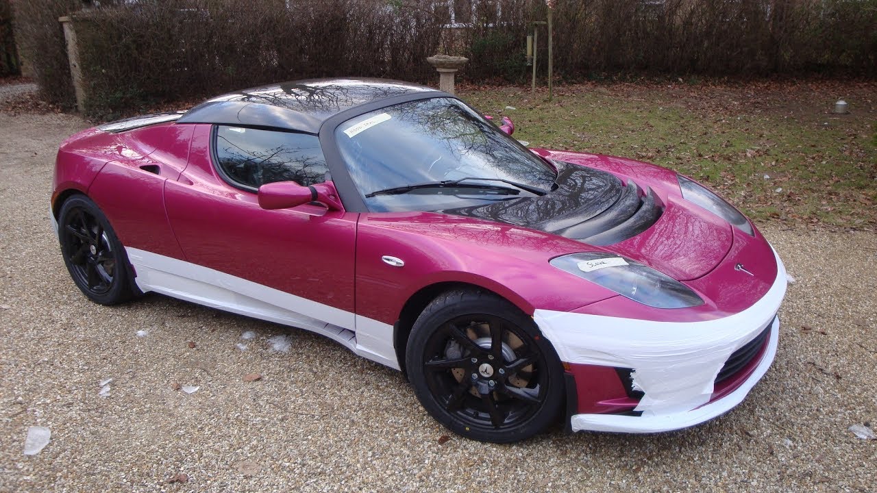 Tesla Roadster rare unseen pictures - YouTube