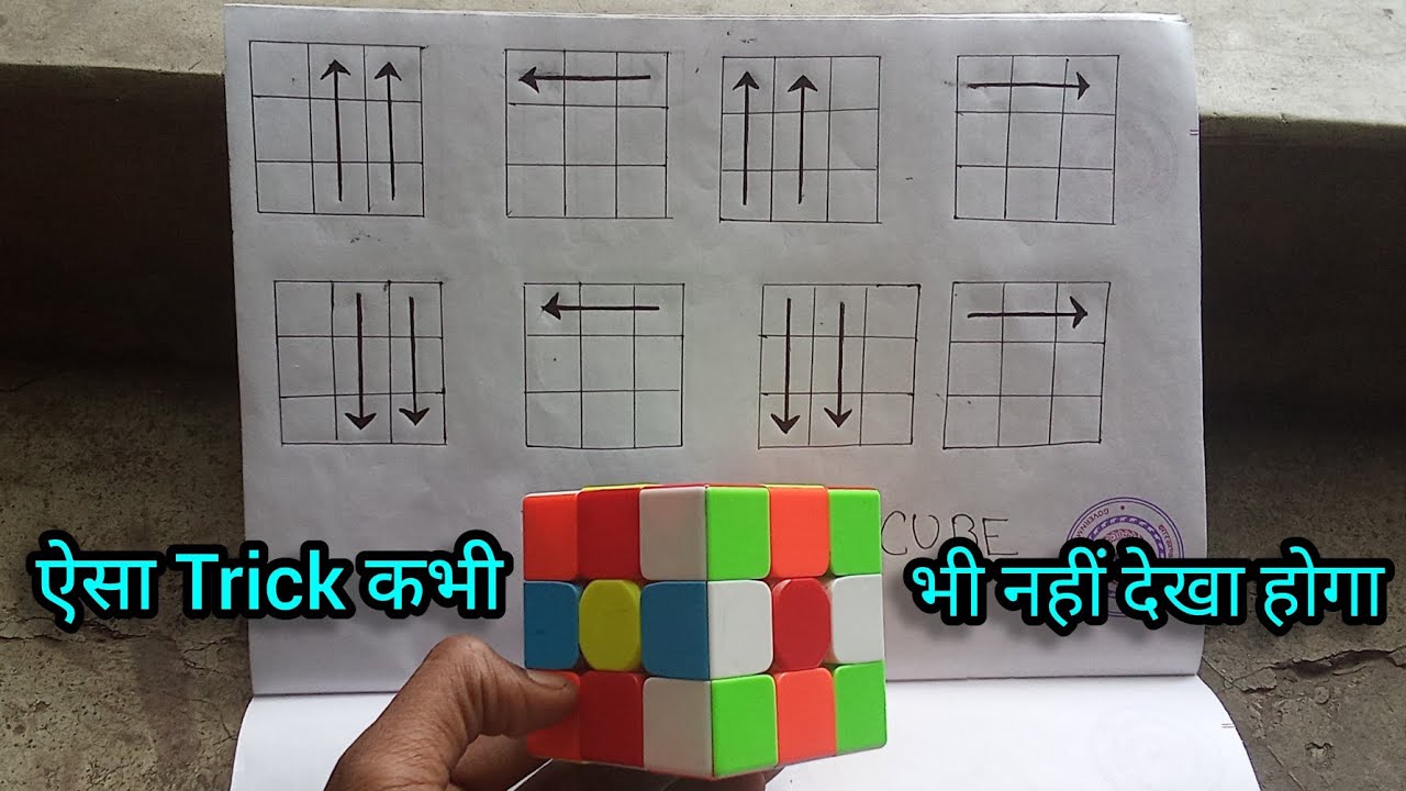 How To Solve Rubic's Cube Easy Algorithm ll Rubic's Cube Easy Trick ...