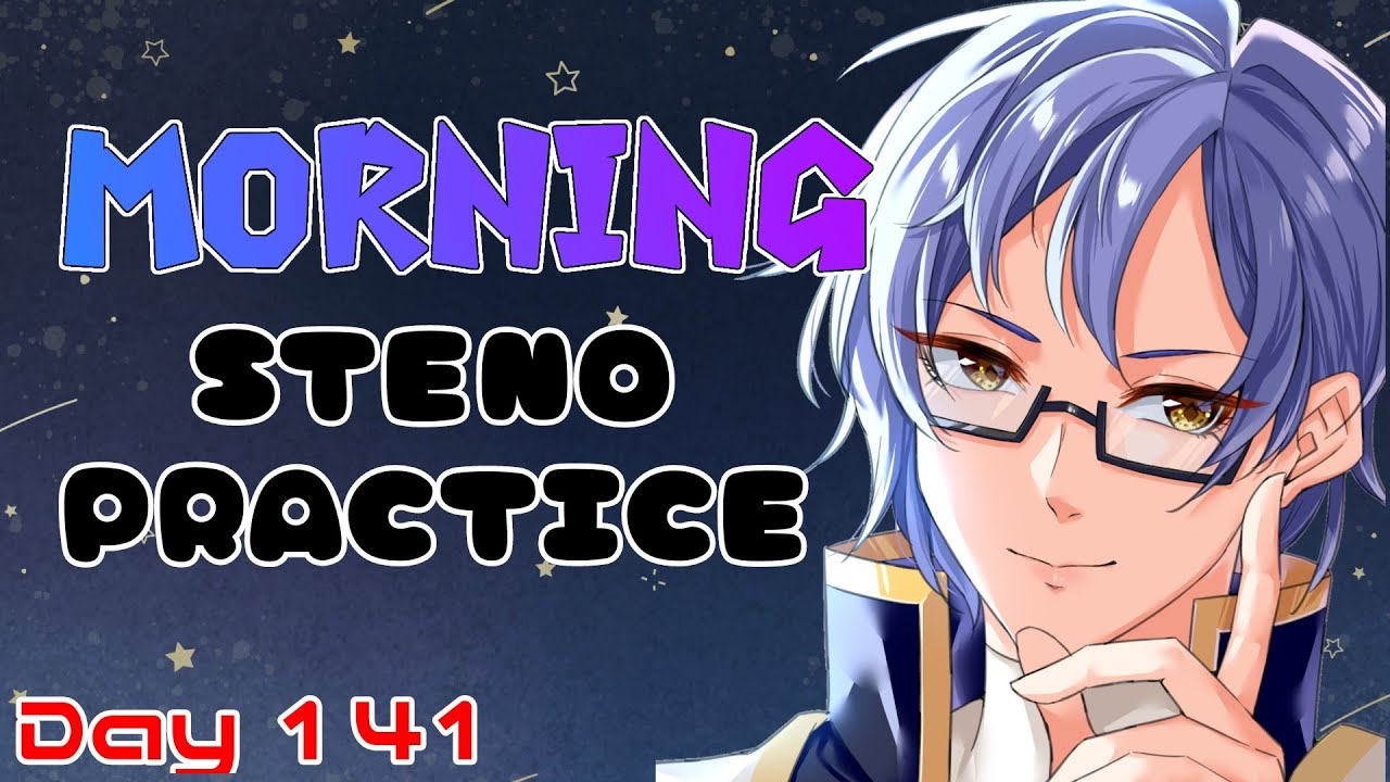[Steno] Learning Steno (Day 141) / ステノのお勉強 (140日目) - YouTube