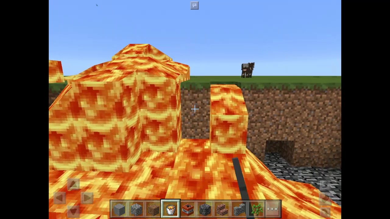 Giant lava pool !?!? - YouTube