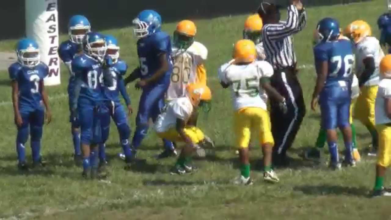 Detroit Broncos vs. Eastside Colts (C-Team) Game Highlights (9-20-2014 ...