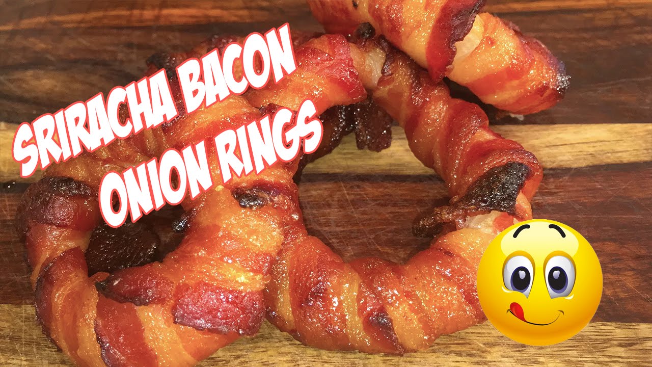 Sriracha Bacon Onion Rings - Football Finger Foods - YouTube