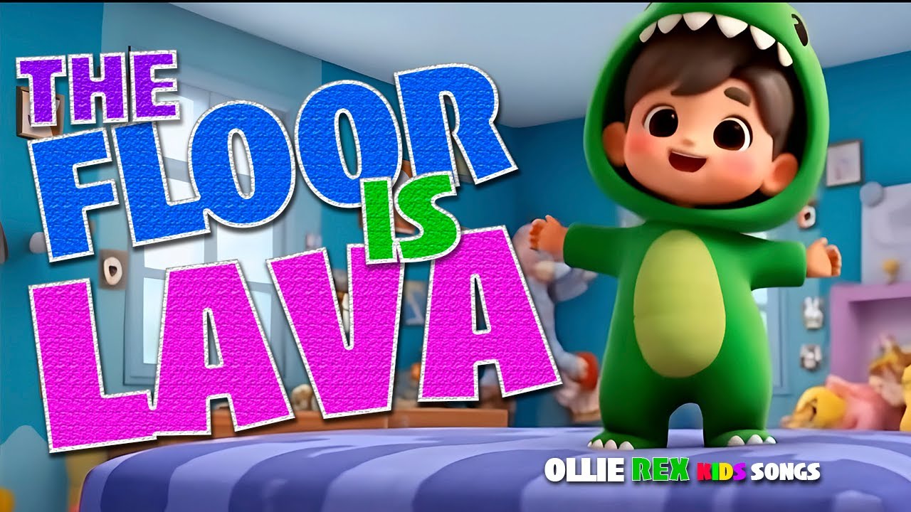 The Floor is LAVA Song! | Fun Dance & Jump Game for Kids | Freeze ...