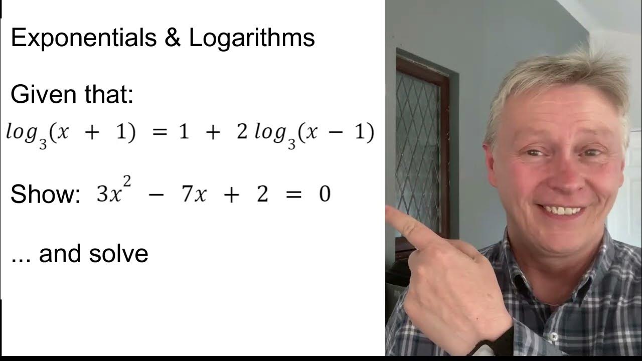 Exponentials and Logarithms - A level maths year 1 - YouTube
