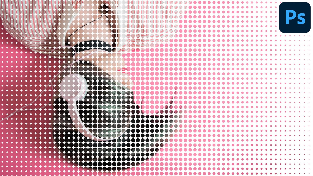 Gradient color halftone effect | Dotted portrait | PHOTOSHOP TUTORIAL ...
