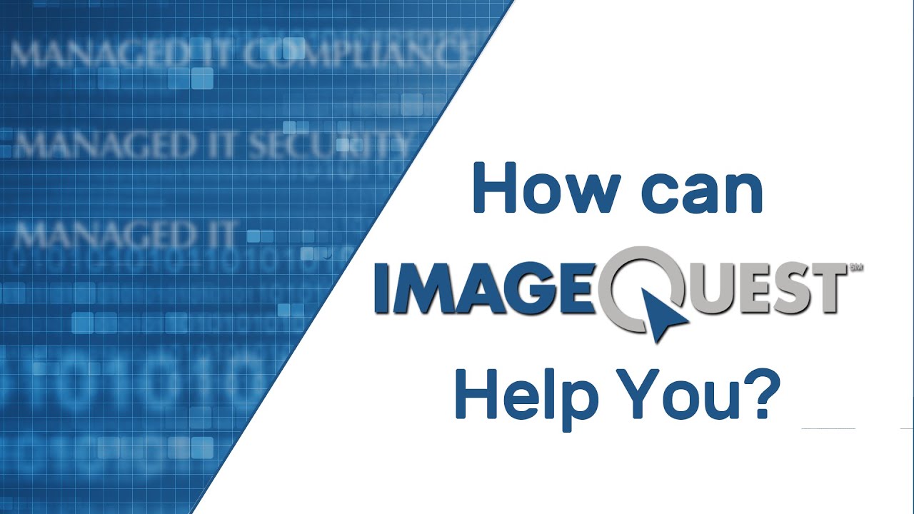 How Can ImageQuest Help You - YouTube