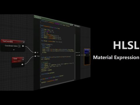 UE4/UE5 Using Material Custom Node : Shadertoy in HLSL Material Expression - YouTube