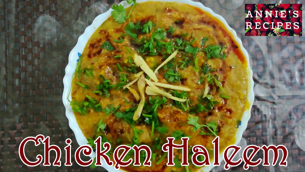 How to cook Chicken Haleem (Wheat-less) | Home made Chicken Daal ...