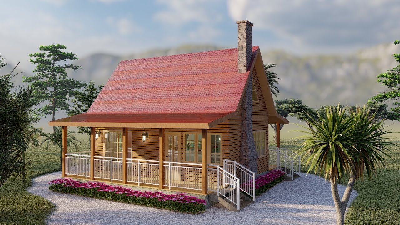 Cozy (16' x 26' Ft) 13 SQM Small House Design 5 x 8 Meters with Loft ...