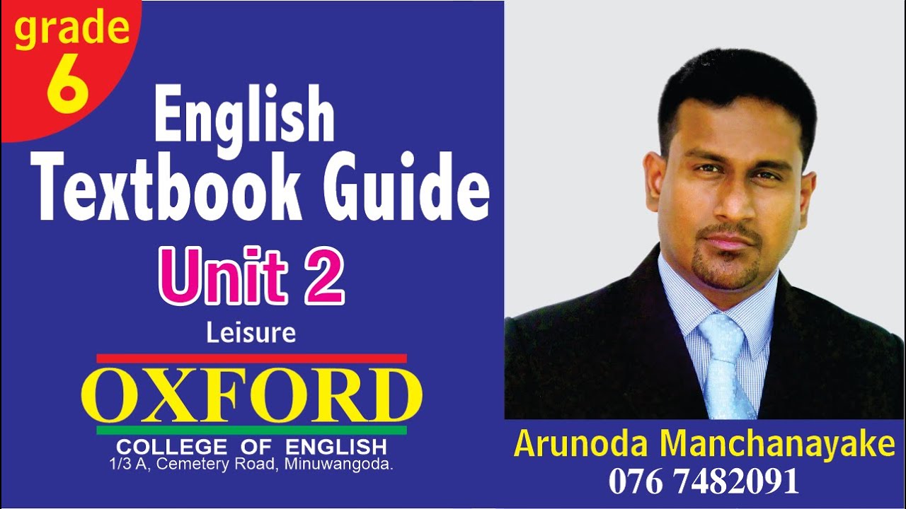 English Grade 6 textbook guide unit 2 part 1 - YouTube