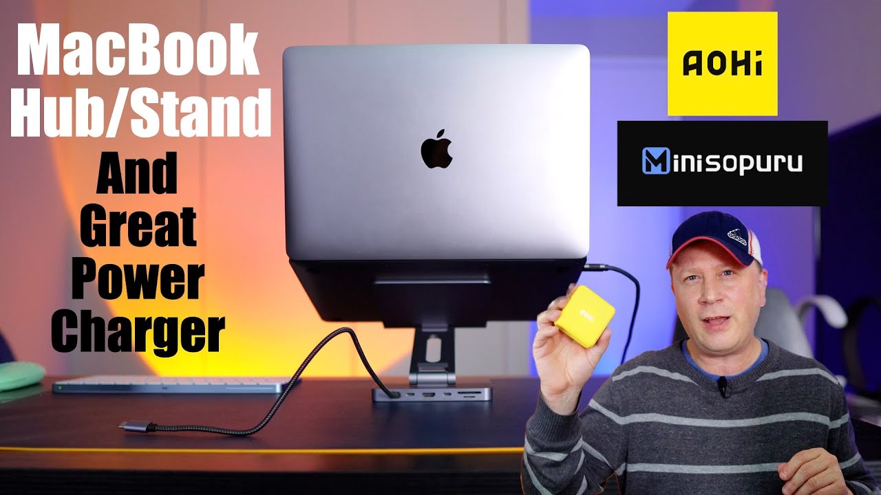 MacBook Hub Dock and Stand Combo and a Great MacBook Power Charger ...