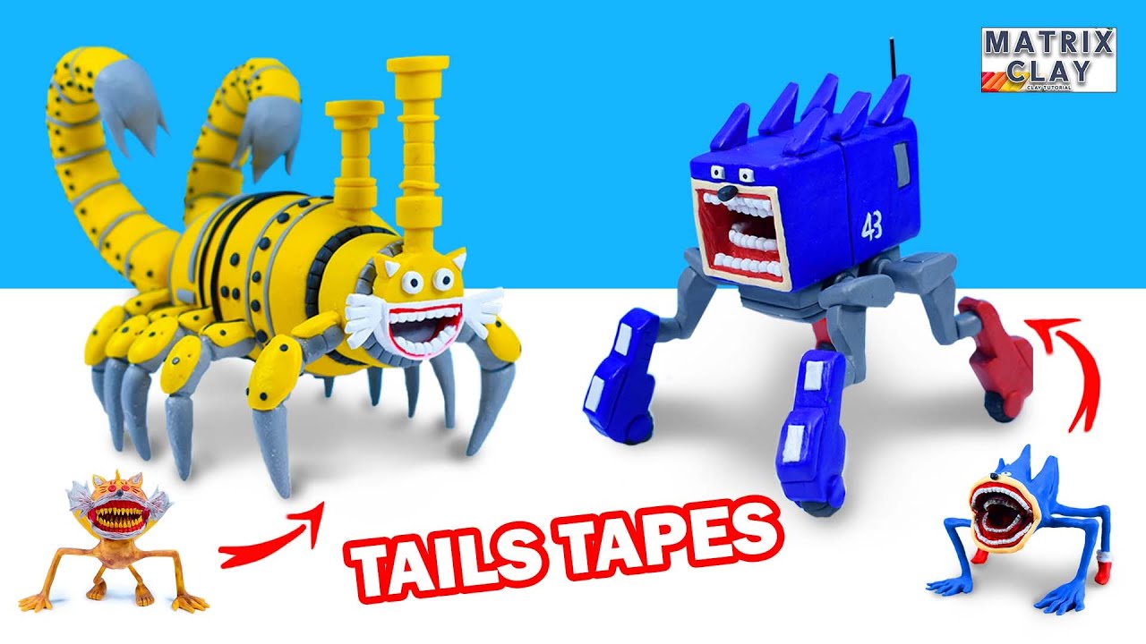 Making NEW TAILS - SONIC TAPES Transform Robot | Clay Tutorial - YouTube