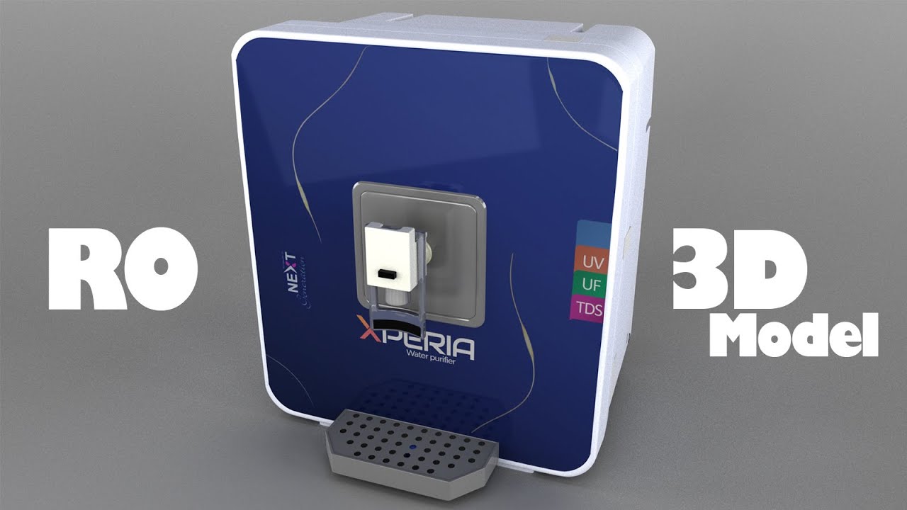 Ro water filter 3D Model || Ro water purifier 3D Model || Ro 3D ...