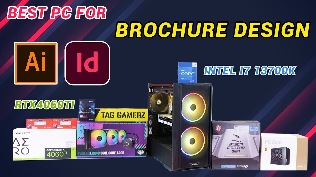 PC For Adobe Illustrator & Adobe InDesign | brochure design PC Build ...