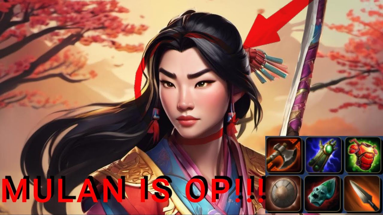 MULAN IS PRETTY OP RN (MULAN BUILD) SMITE - YouTube