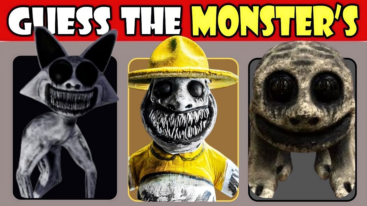 Guess The MONSTER By EMOJI & VOICE | Zoonomaly | Zoonomaly Final Boss ...