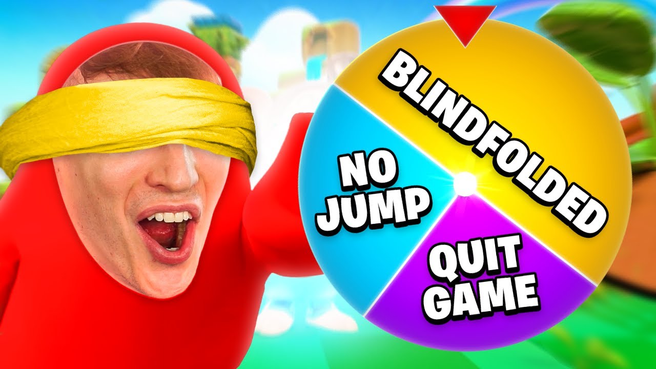 FALL GUYS BUT A WHEEL DECIDES THE CHALLENGE EVERY ROUND! - YouTube