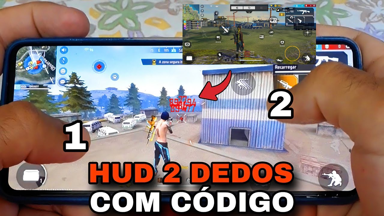 HUD 2 DEDOS PERFEITO para SUBIR CAPA FÁCIL no Free Fire!☠️🔥 - YouTube