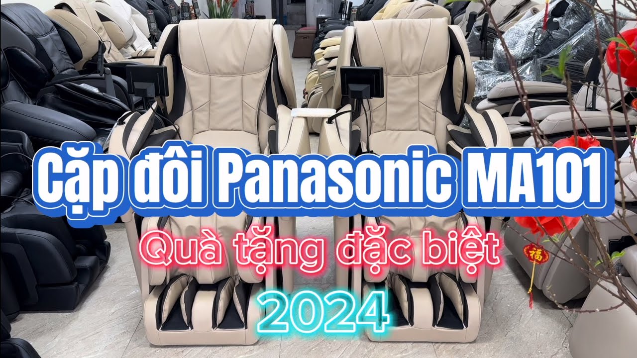 Cặp ghế vip Panasonic ma101 đẹp ko tỳ vết kèm quà đặc biệt 2024 - YouTube