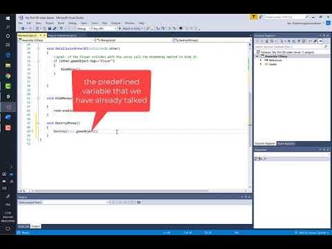 How to use Destroy() function in unity - YouTube