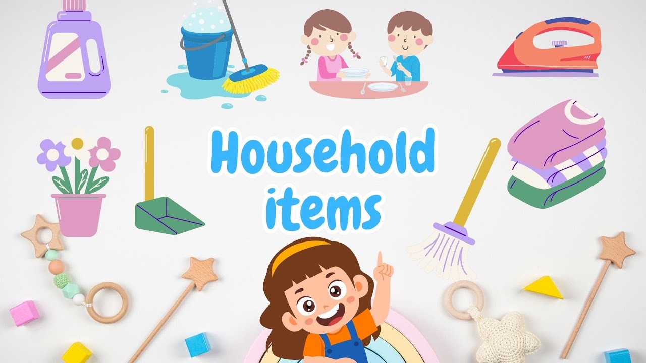 Learn Household items for Kids - Things Around The House - Learn the ...