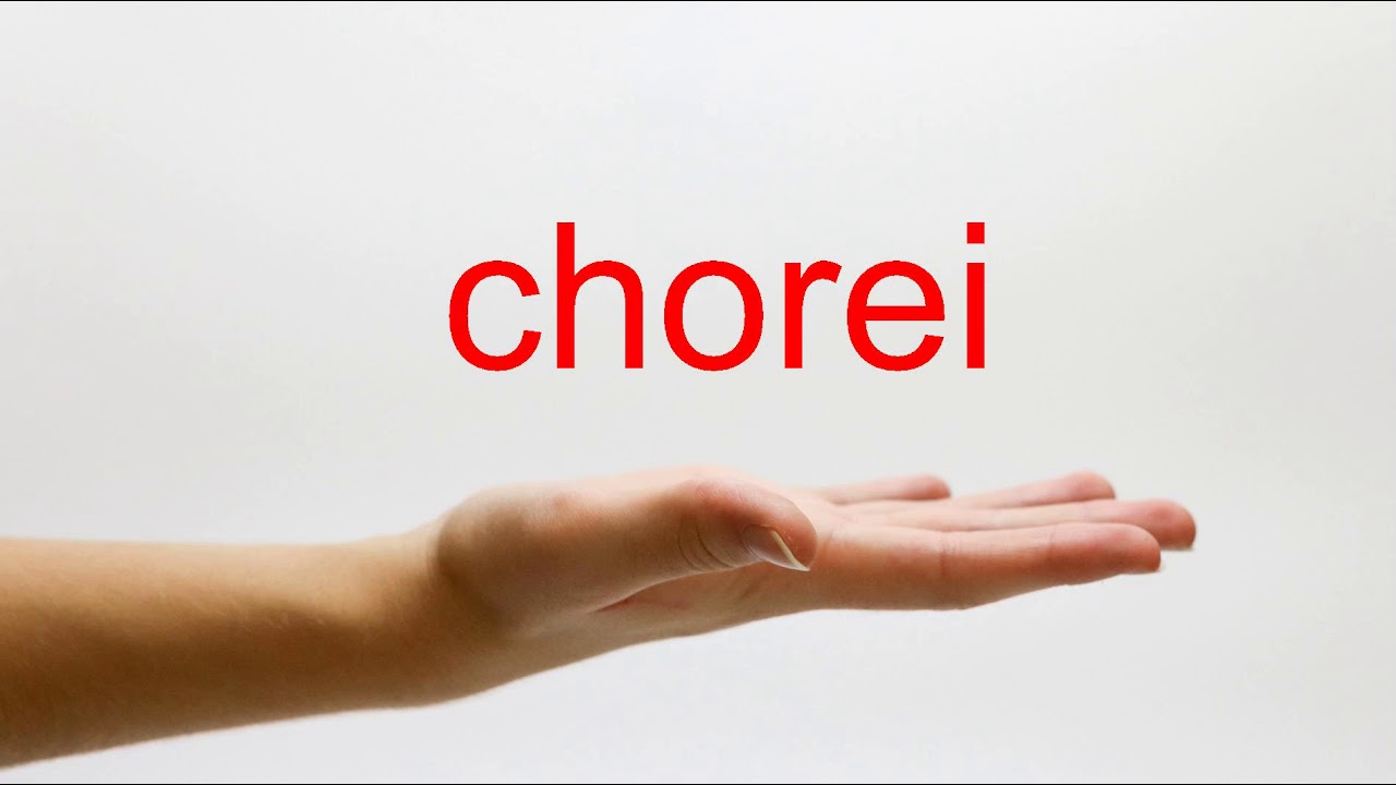 How to Pronounce chorei - American English - YouTube