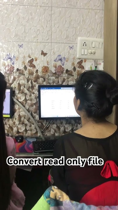 How to make read only file in msword #shorts - YouTube