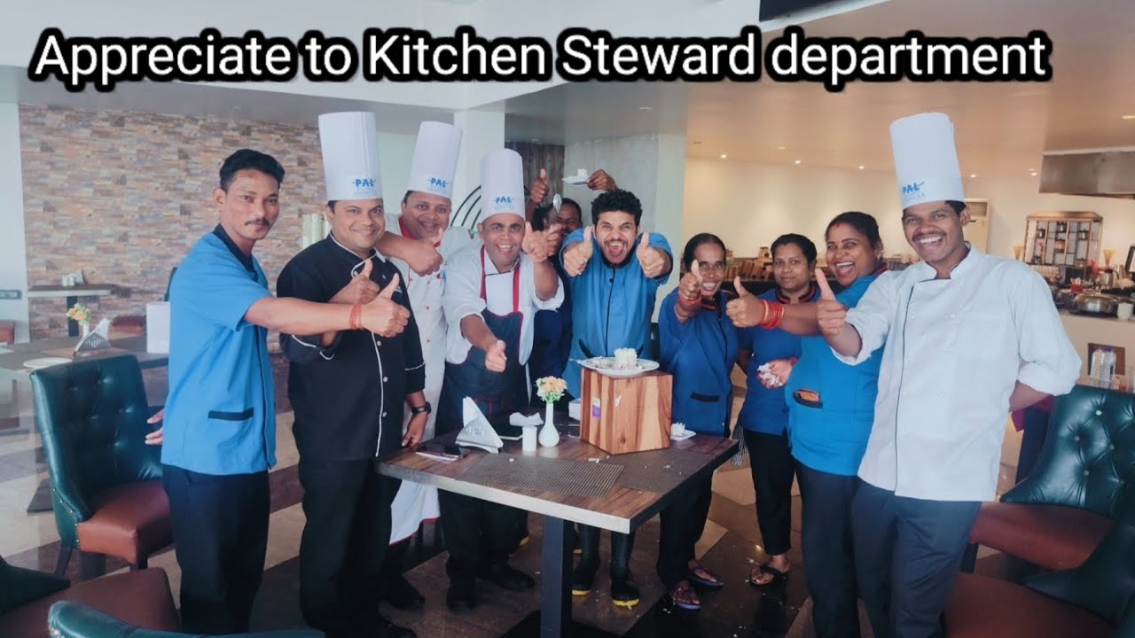 Appreciate to kitchen Steward department || Happy moments🤩 || Thank you ...