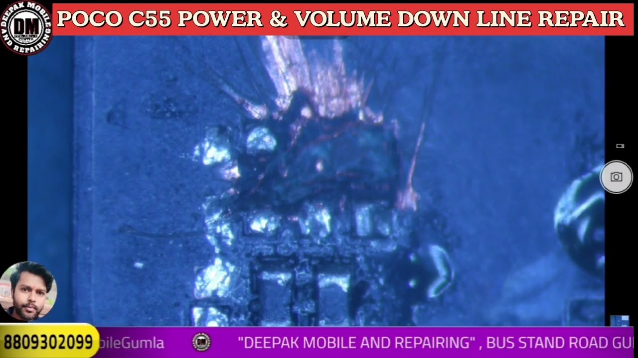POCO C55, POWER AND VOLUME DOWN KEY TRACK REPAIR @DeepakMobileGumla ...