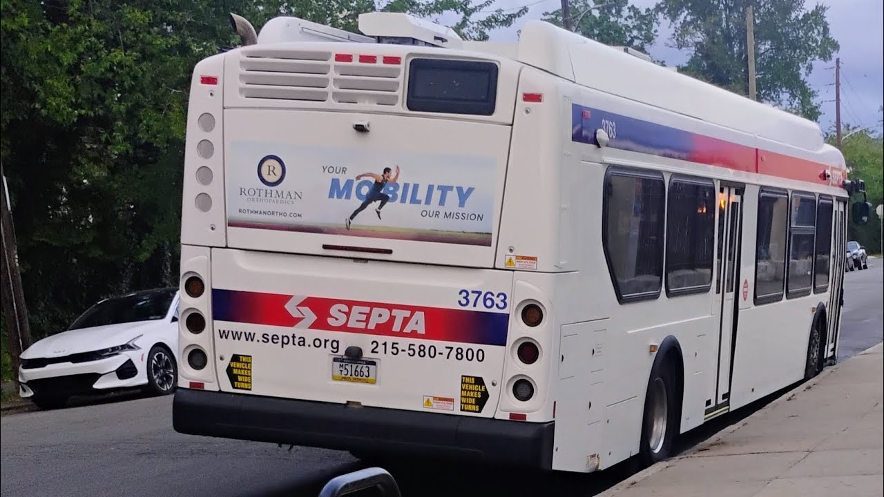 SEPTA Route 70 #3763 XDE40 2024 New Flyer - YouTube