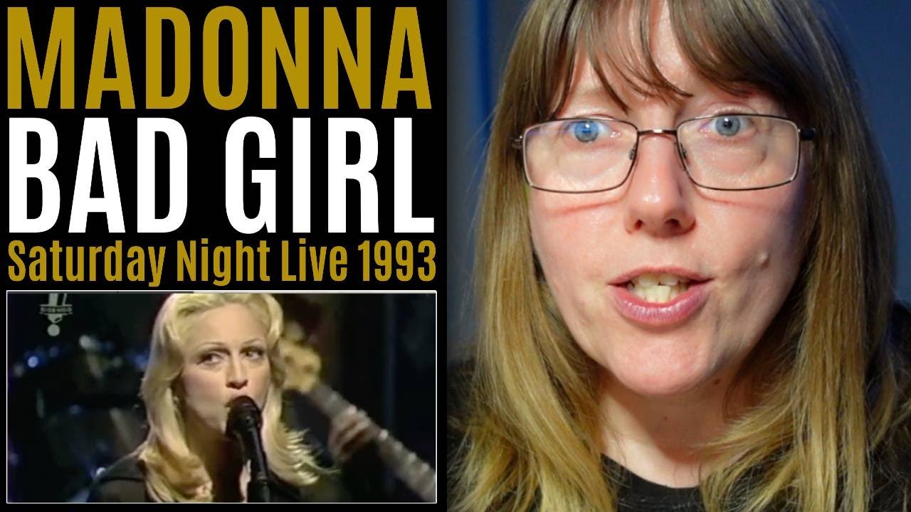 Vocal Coach Reacts to Madonna 'Bad Girl' Live SNL 1993 - YouTube