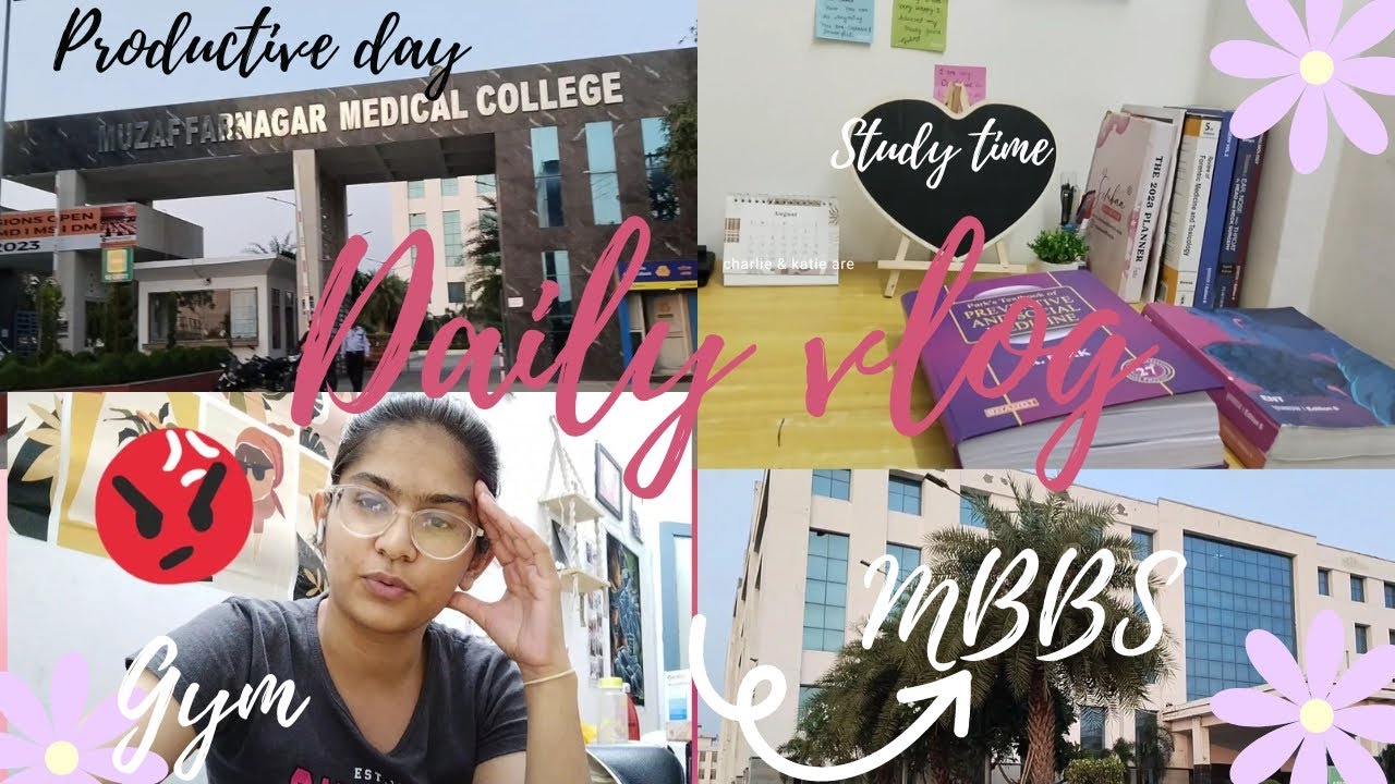 Day in the life of medical student( vlog-1)#medico | productive day ...