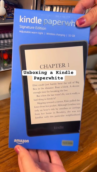 Unboxing a Kindle Paperwhite - YouTube