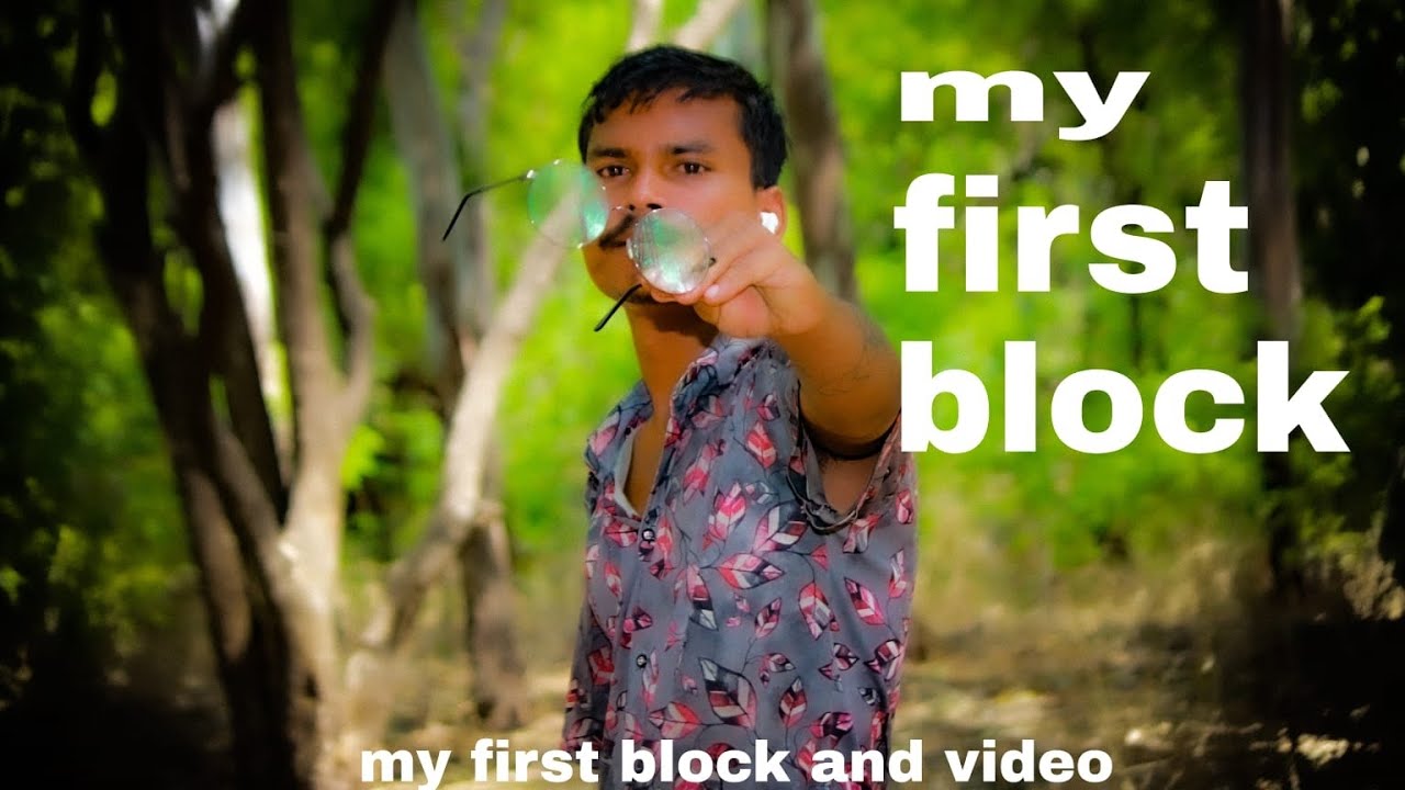 my first block 01 - YouTube