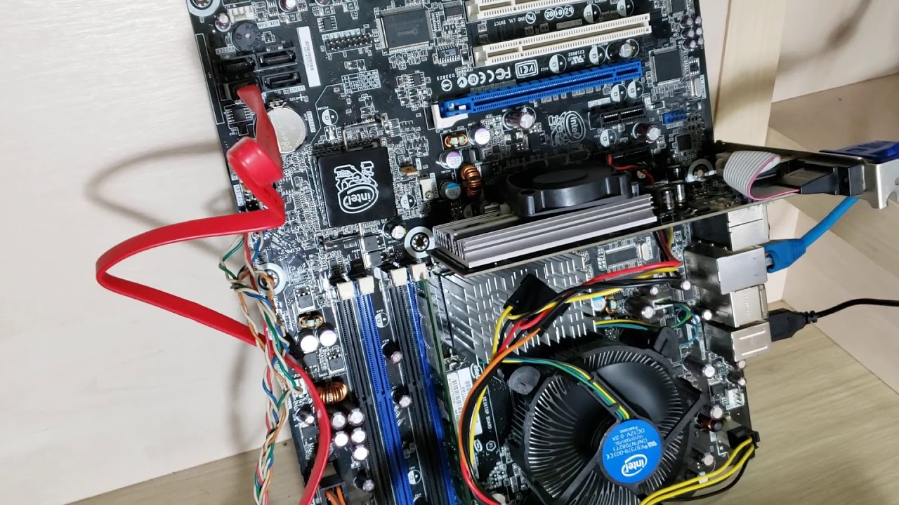 Placa Mãe Intel DP45SG - YouTube