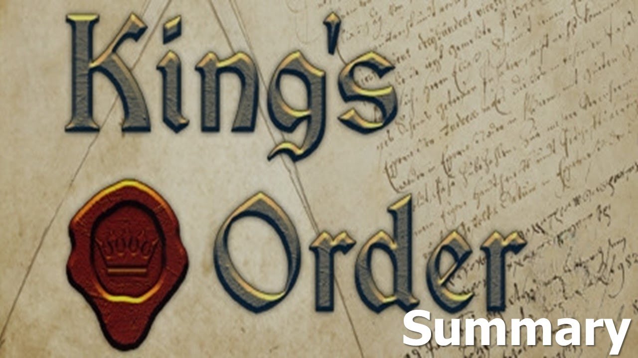Kings Order Summary 7 27 2024 - YouTube