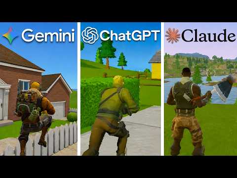 Gemini vs. ChatGPT vs. Claude Build FORTNITE from SCRATCH