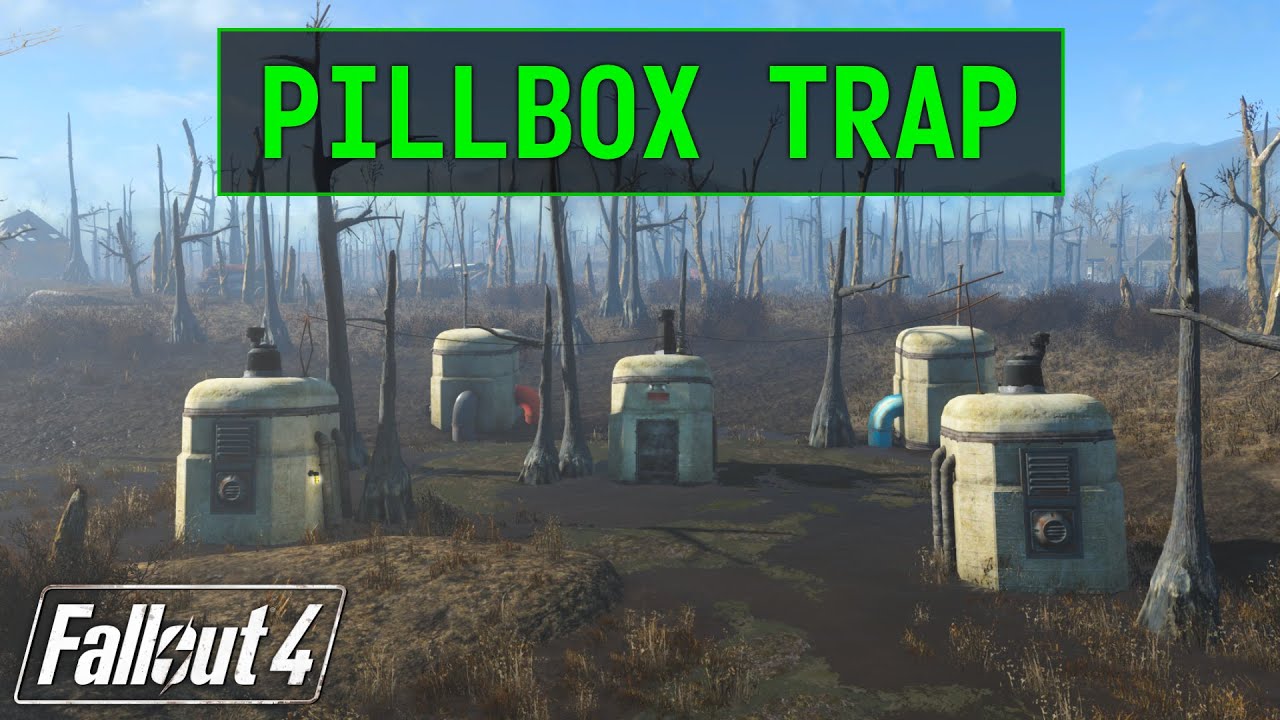 Military Pillbox Trap | Fallout 4 Unmarked | Ep. 452 - YouTube