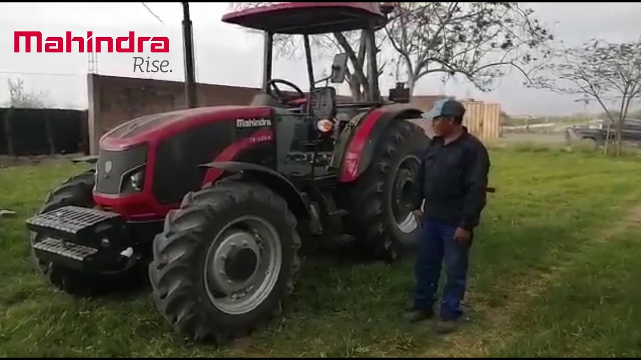 Piura - Peru Mahindra motor tractor agrícola Perkins Ingles - YouTube