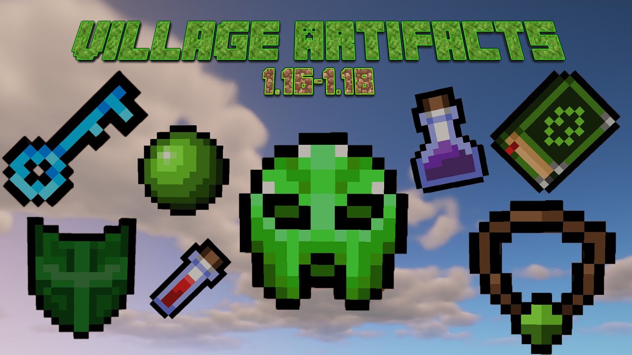 Village Artifacts (Villager Tools) Mod | Forge 1.16 - 1.20 - YouTube
