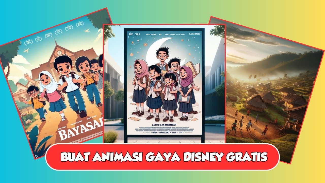 CARA MEMBUAT ANIMASI DISNEY DENGAN BING AI - YouTube