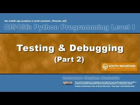 Python 01M Debugging part 2 - YouTube