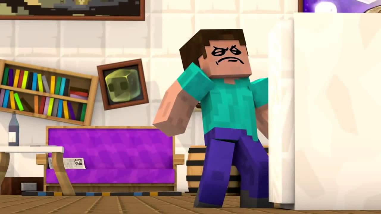 Top 6 Funny Minecraft animations - YouTube
