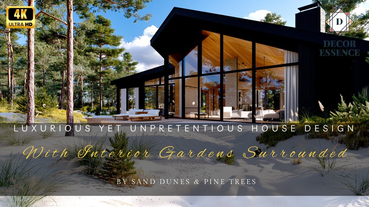 Luxurious Yet Unpretentious House Design with Interior Gardens ...